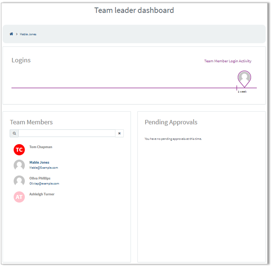 How To: View a team member's team – LearnHSCNI - Help and Support