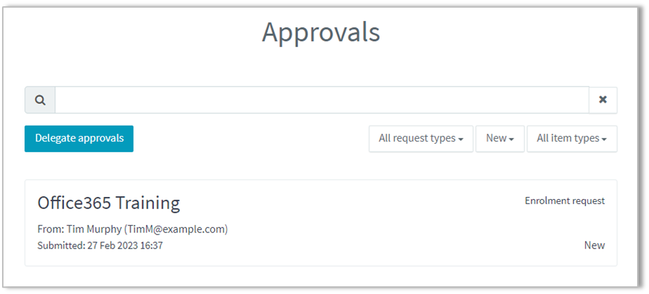 How To: Manage approvals – LearnHSCNI - Help and Support
