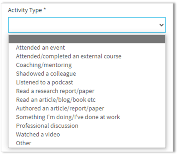 How To: Add a CPD entry – LearnHSCNI - Help and Support